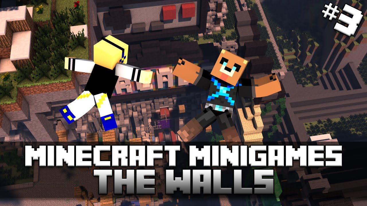 Minecraft MiniGames: The Walls Met Puck - YouTube