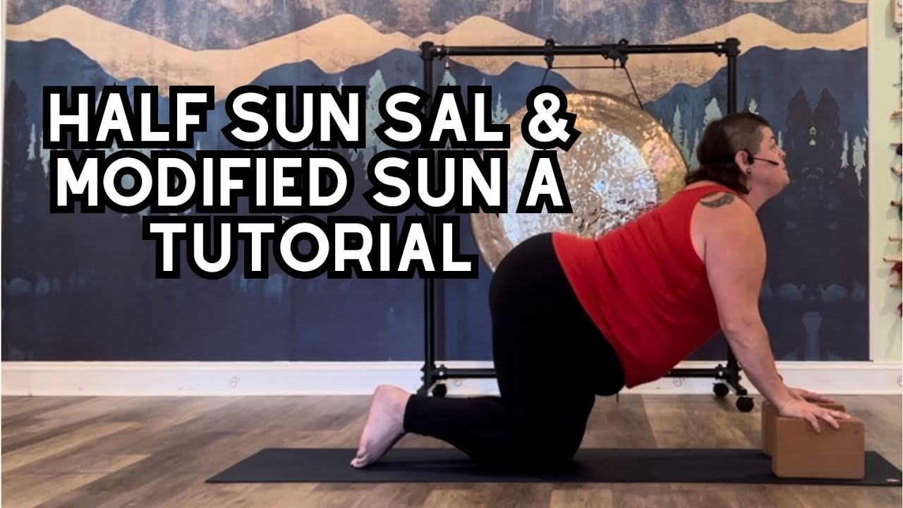 Yoga for Beginners: Half Sun Salutations & Modified Sun Salutation A ...