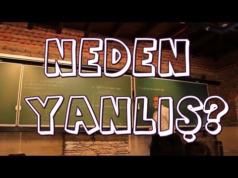 0!=1'in Önerilen Kanıtları Neden Yanlış - (Ali Nesin)