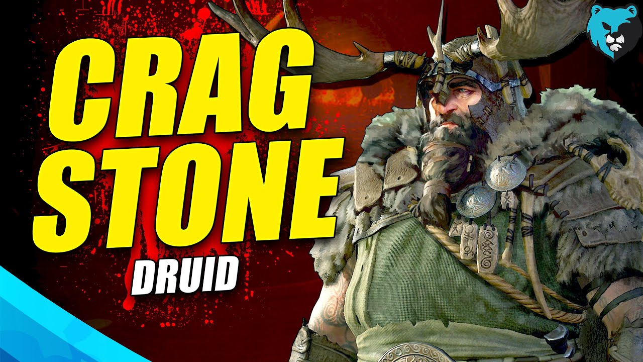 NEW FAVORITE Crag Stone Druid Build Guide | Diablo IV - YouTube