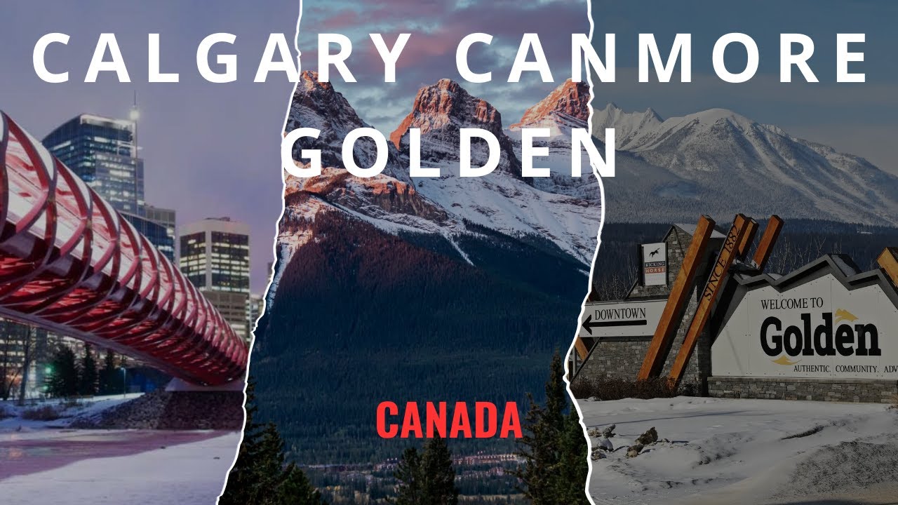 Winter Drive From Calgary to Canmore to Golden BC - YouTube