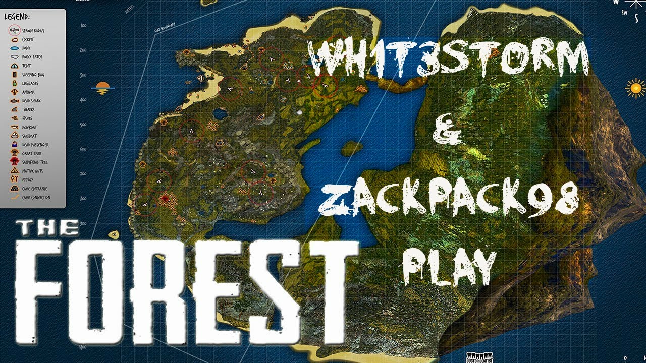 The forest survival multiplayer with Zackpack98 - YouTube