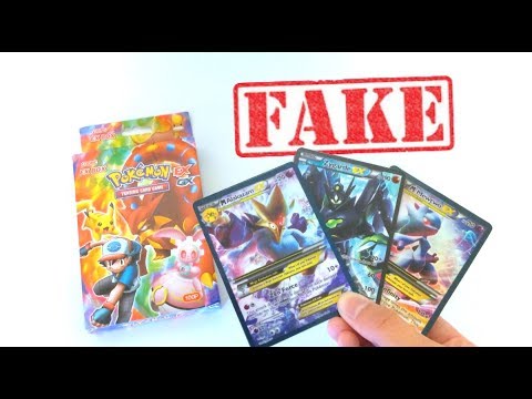 100 ULTRA RARE PULLS??! FAKE POKEMON CARD BOX OPENING! - YouTube