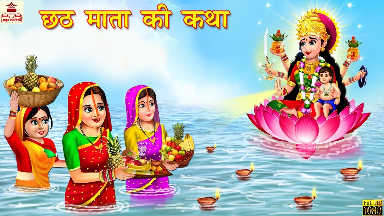 छठ माता की कथा | Chhath Mata Ki Katha | Amrit Kahaniya | Bhakti Stories ...