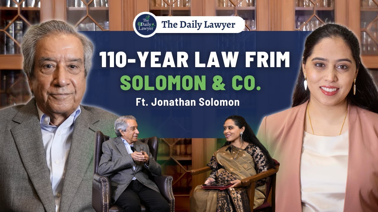 Insights from 60 Years of Legal Excellence | Mr. Jonathan Solomon on ...