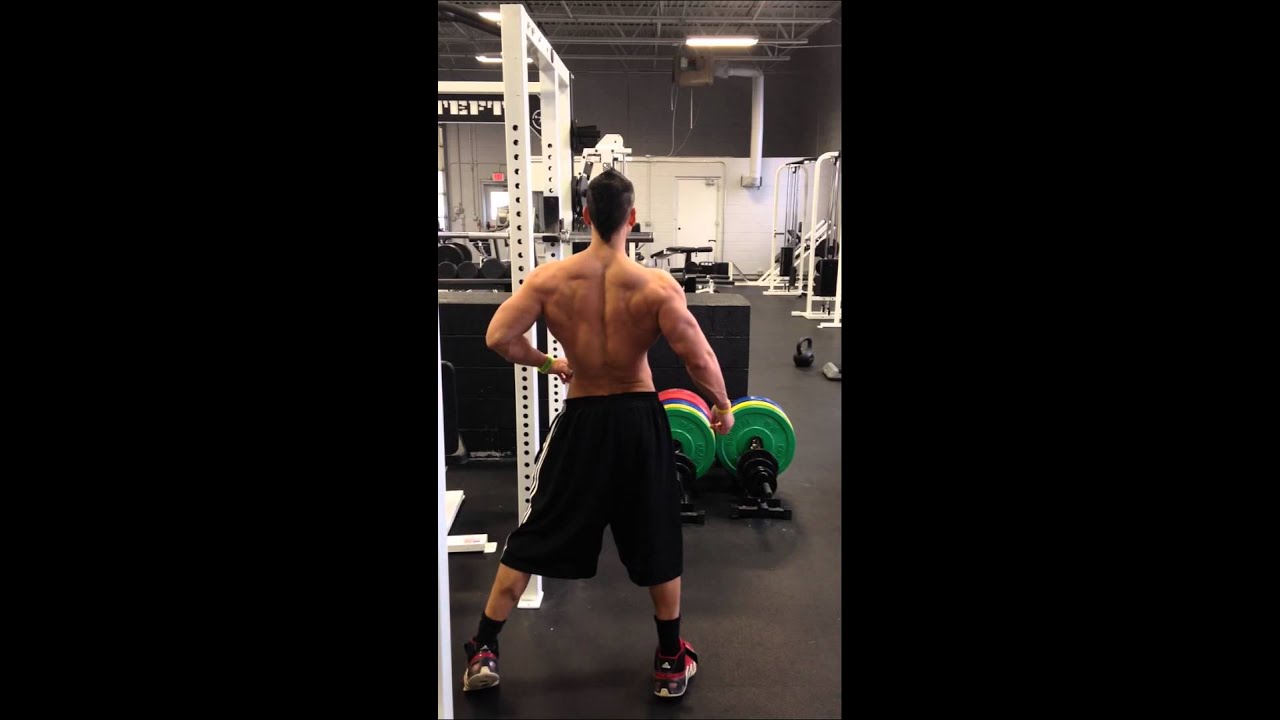 Men's Physique casual back posing. - YouTube