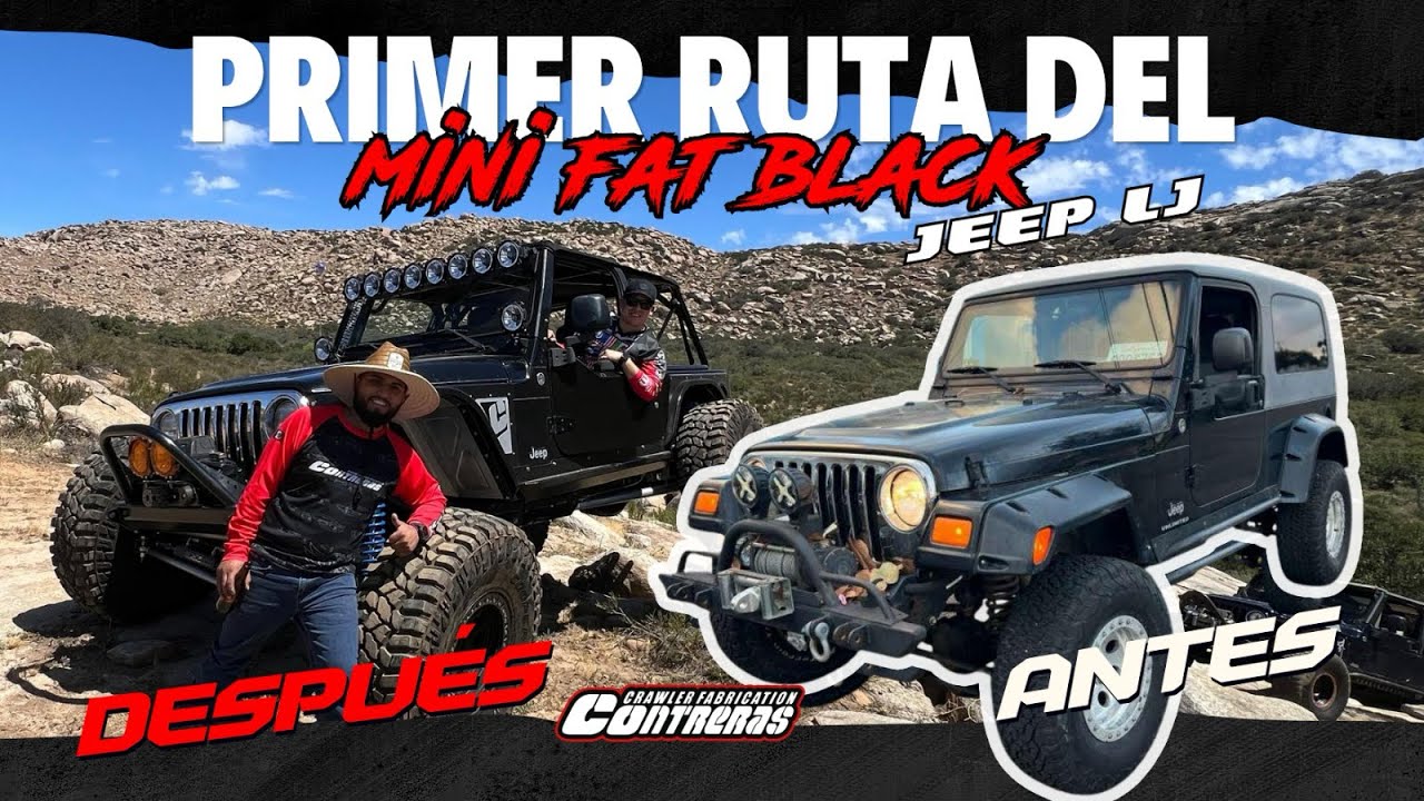 Primer ruta del mini fat - Jeep LJ - YouTube
