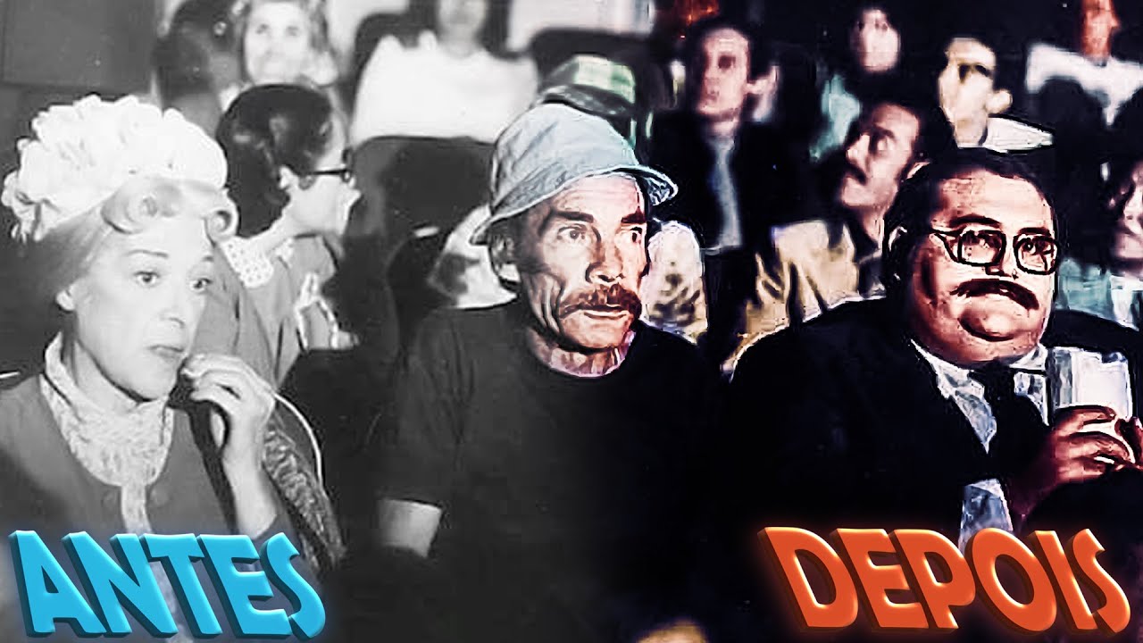 Chaves HD: Vamos ao Cinema? - Speed Art Colorization Old Photo - YouTube