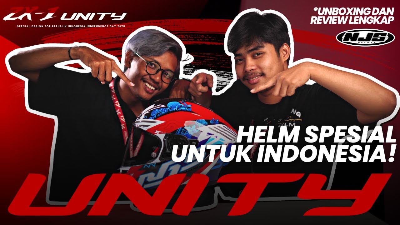 HELM SPESIAL UNTUK INDONESIA | ZX-1 UNITY | UNBOXING DAN REVIEW LENGKAP - YouTube