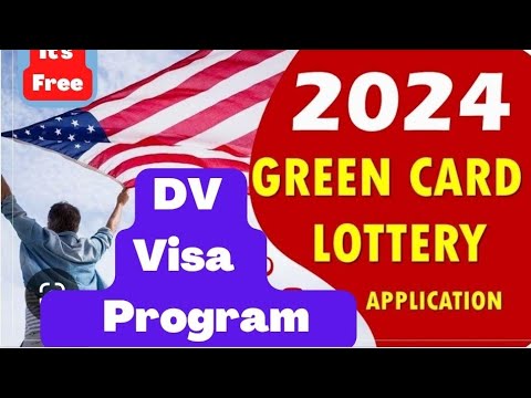 AMERICAN GREEN CARD LOTTERY 2024 APPLICATION - YouTube