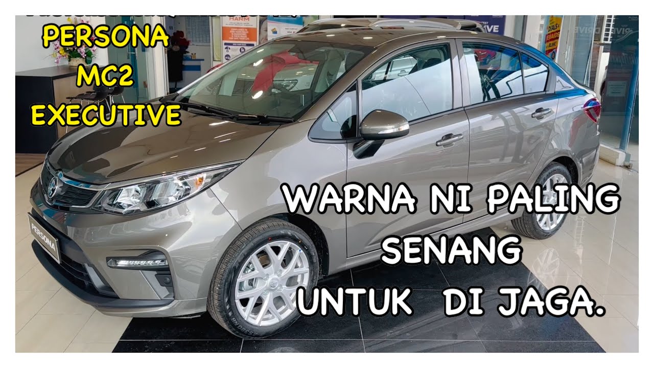 PROTON PERSONA EXECUTIVE MC2 JET GREY KELABU - YouTube