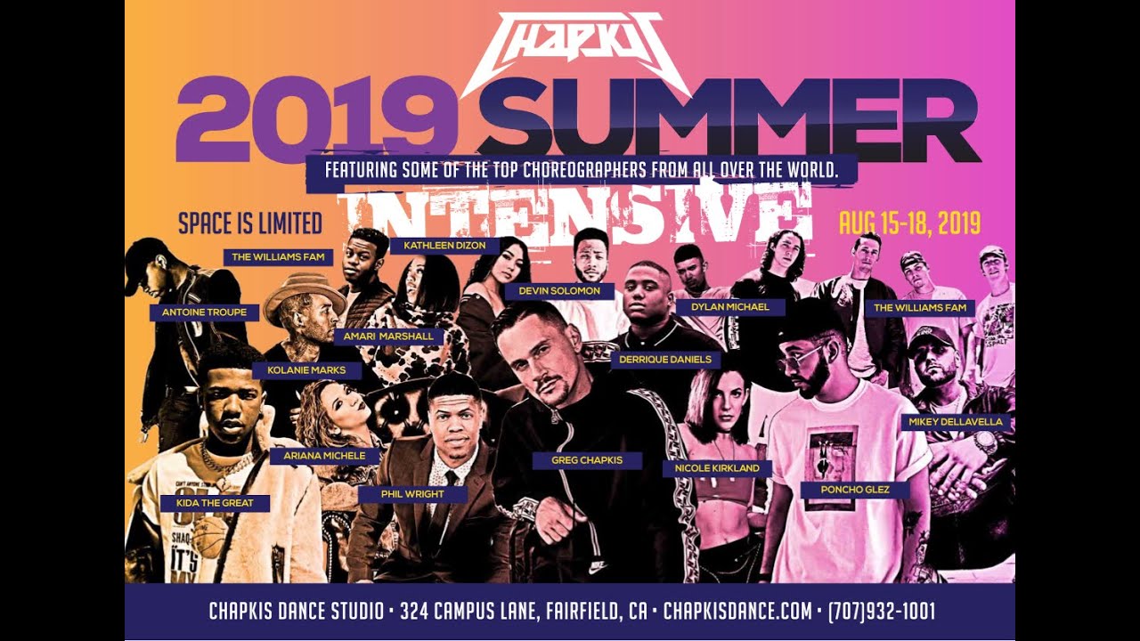 The Line Up | Chapkis Dance Summer Intensive August 15th till 18th www ...