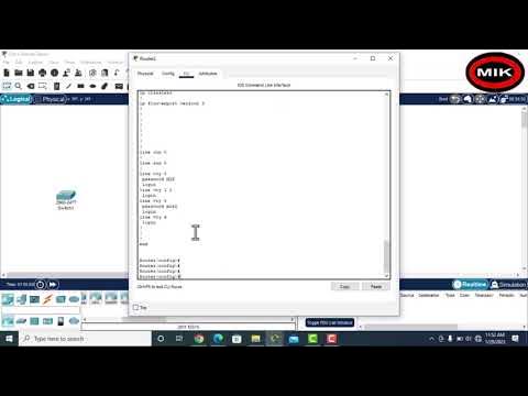 how to set vty password on cisco packet trace |#ciscopackettracer #passwordcommand |VTY password ...