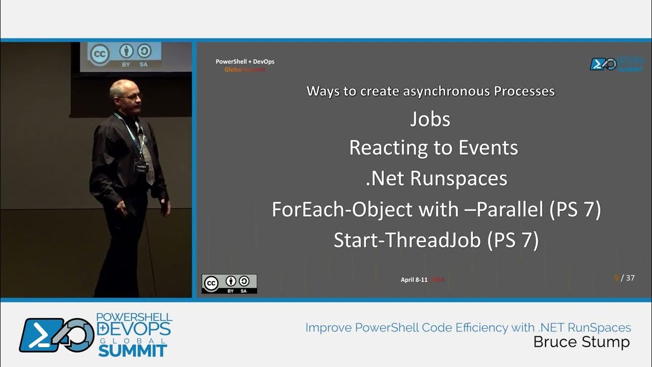 Improve PowerShell Code Efficiency with .NET RunSpaces by Bruce Stump - YouTube