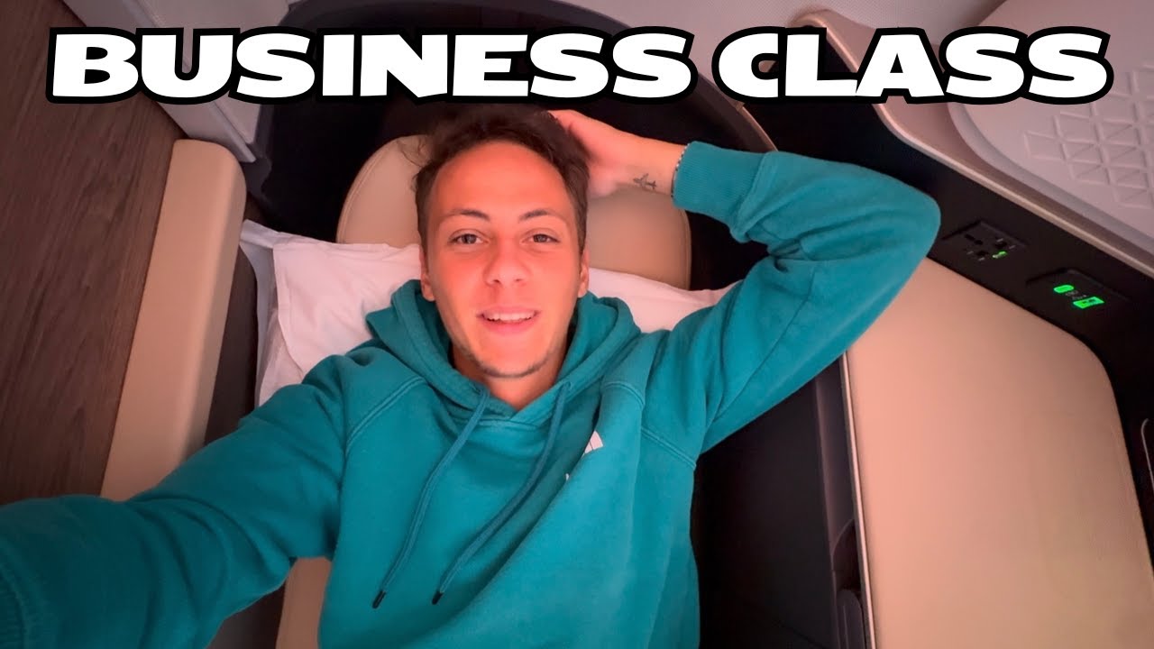 VOLO in BUSINESS CLASS per la PRIMA VOLTA 🤩💰 - YouTube