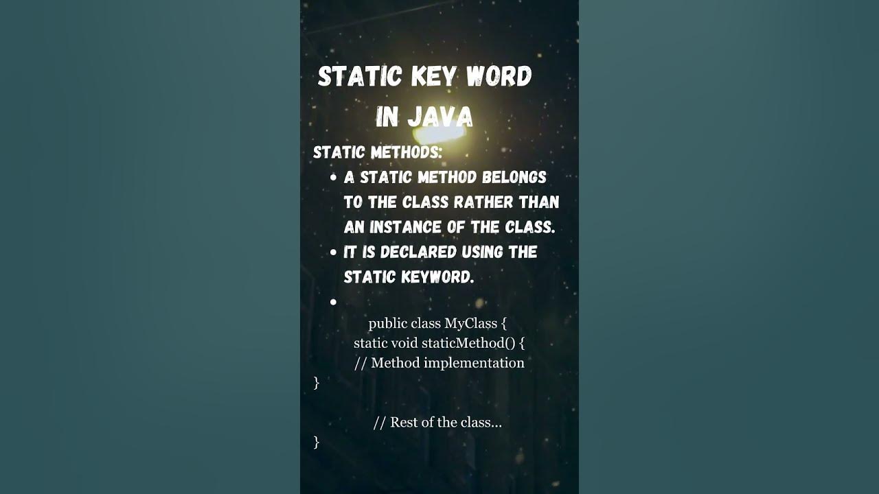 Static Keyword In Java Selenium Seleniumwebdriver Java Coding Javacodinginterviewquestions