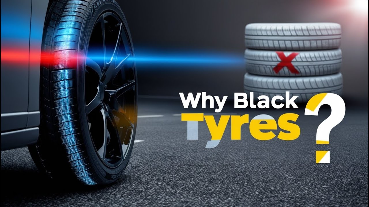 🚗 Why Are Tires Black? The Science & History Behind It! - YouTube
