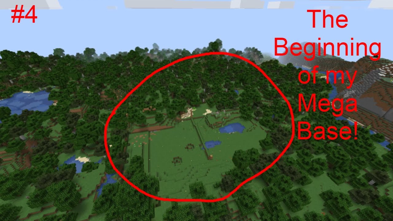 Mega Base Plans! Minecraft Survival Pt 4 - YouTube