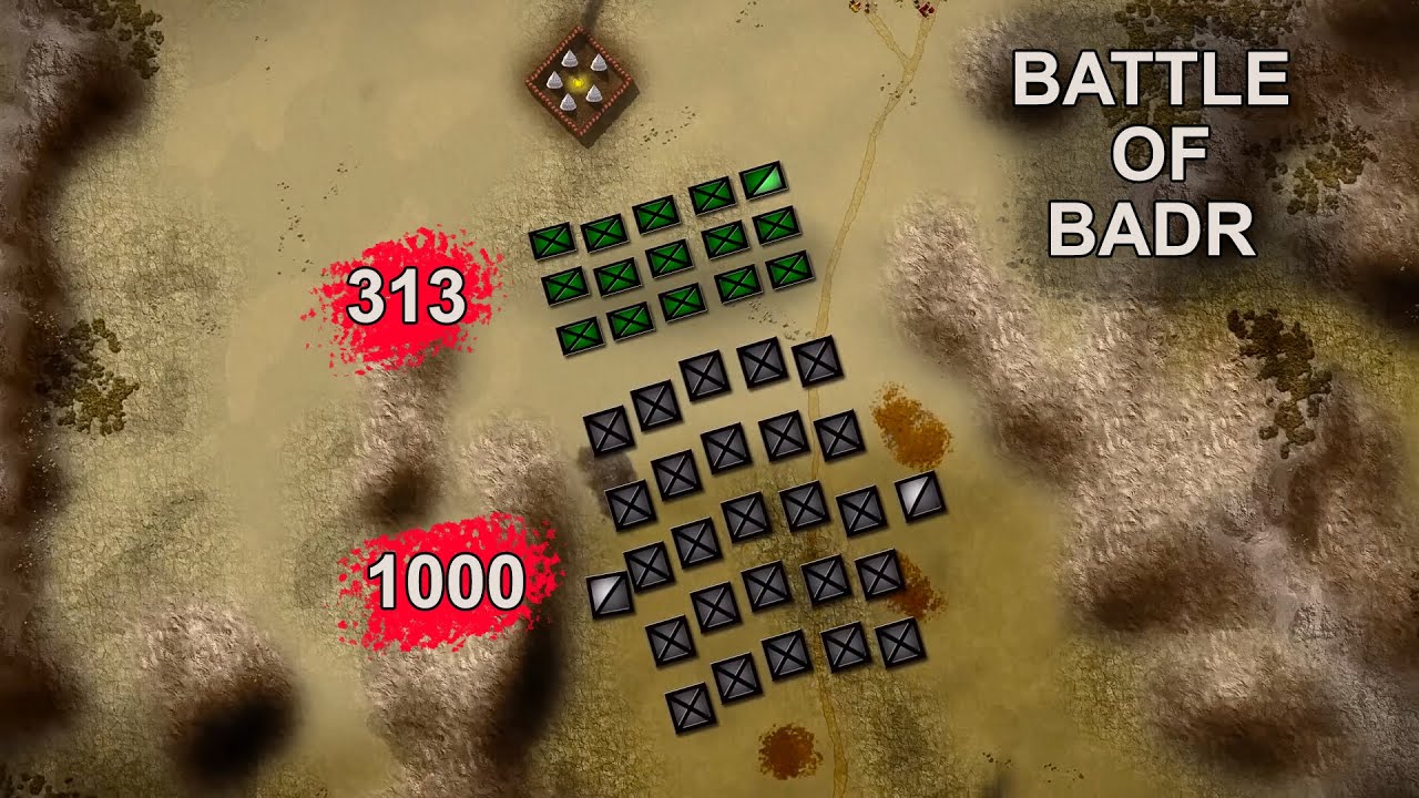 BATTLE OF BADR - 313 VS 1000 - YouTube