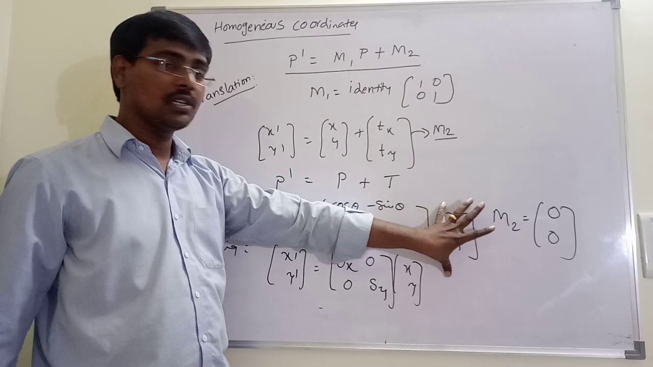 COMPUTER GRAPHICS HOMOGENEOUS COORDINATES REPRESENTATION OF COMPUTER GRAPHICS HOMOGENEOUS COORDINATES REPRESENTATION OF