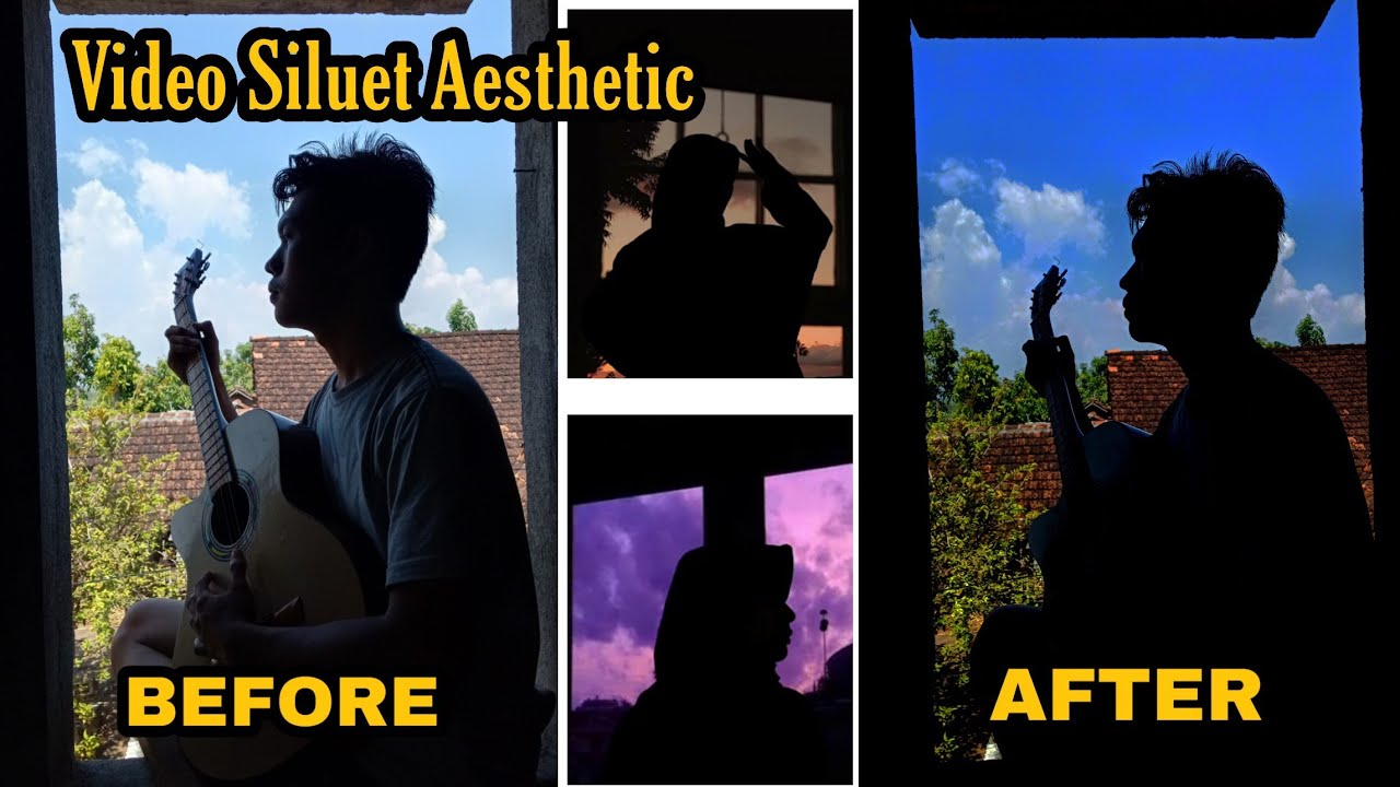 Cara Edit Video Siluet Aesthetic | How To Make Shilhouette Effect Video ...
