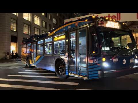 MTA New York City Bus 2021-22 NovaBUS LF40102 “LFS” 8921 on Route Q32 - YouTube