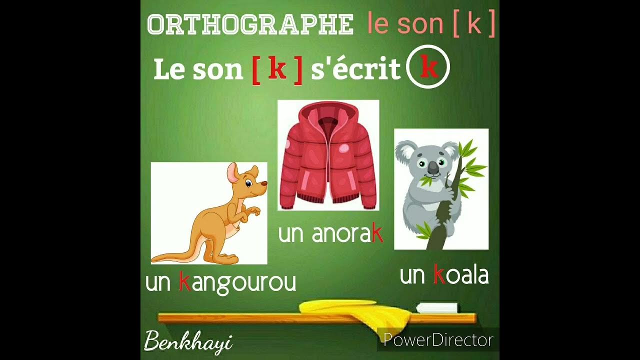 #Orthographe :le son[k] - YouTube