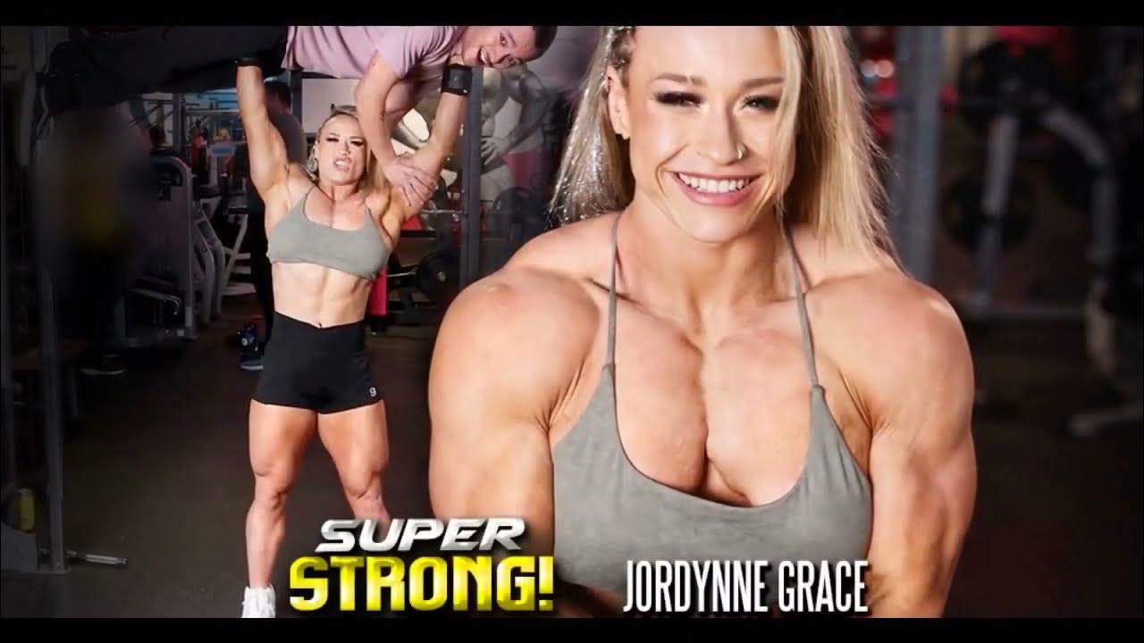 Beautiful Muscular Wrestler Jordynne Grace Squats Weak Man Lift And Carry Liftandcarry Youtube