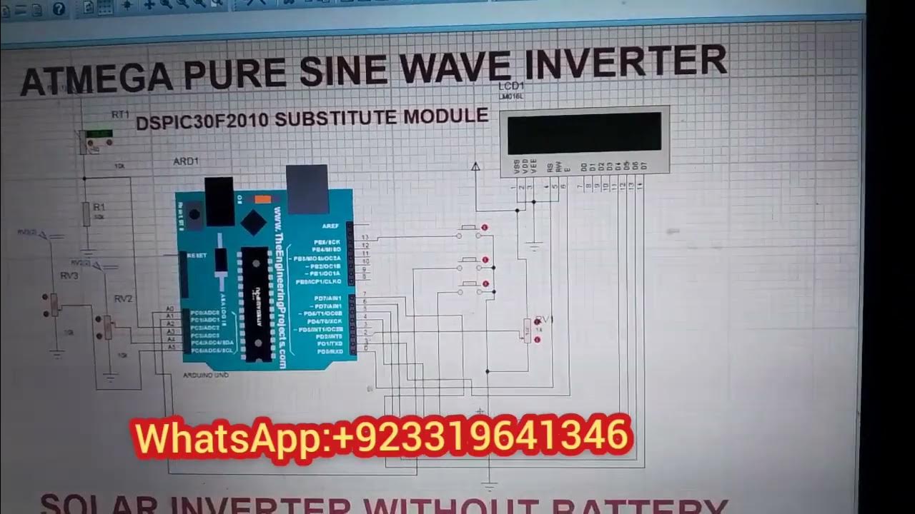 ATMEGA328 Pure Sine Wave Inverter | Dspic30f2010 Substitute Module For Solar Inverter - YouTube