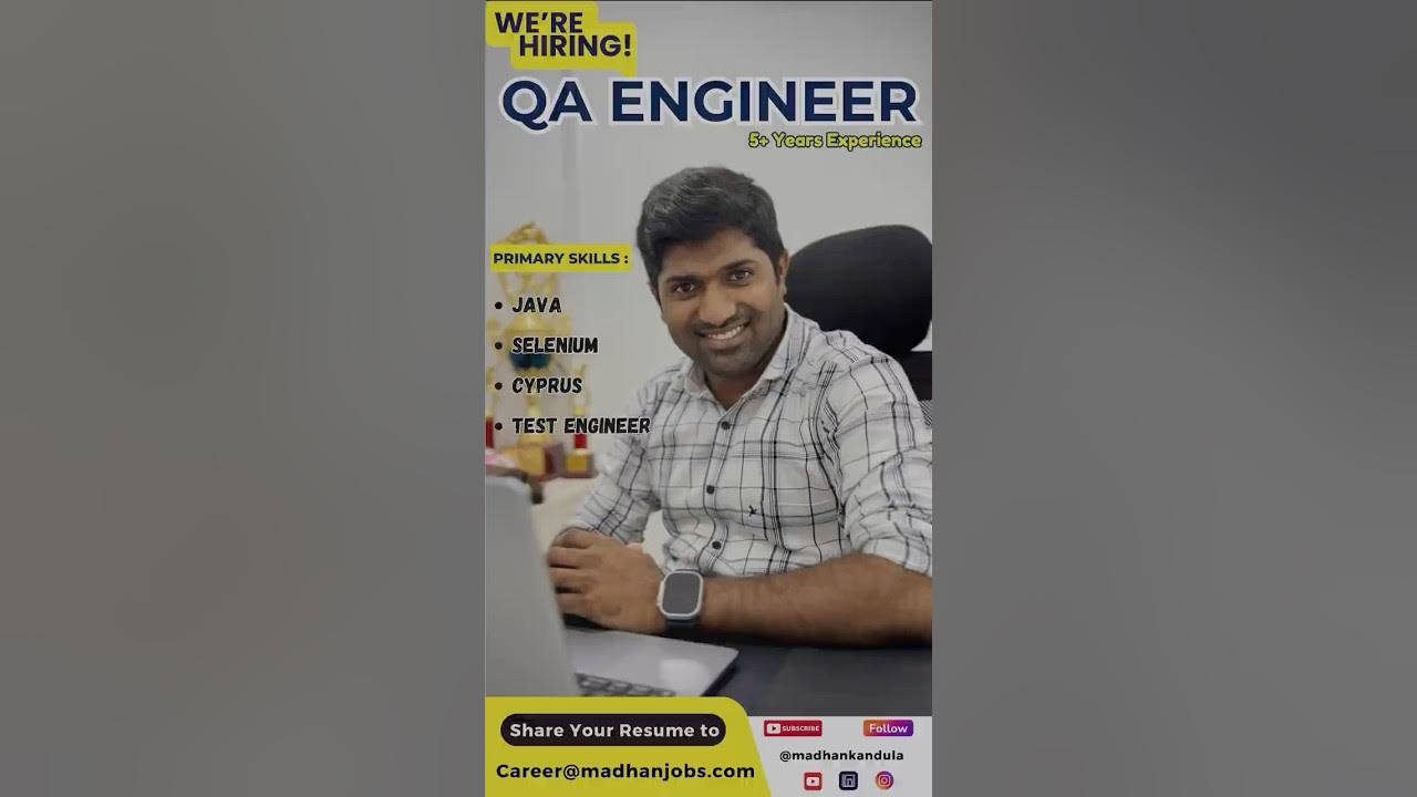 QA Engineer with Cypress #placement #qaengineer #jobs - YouTube