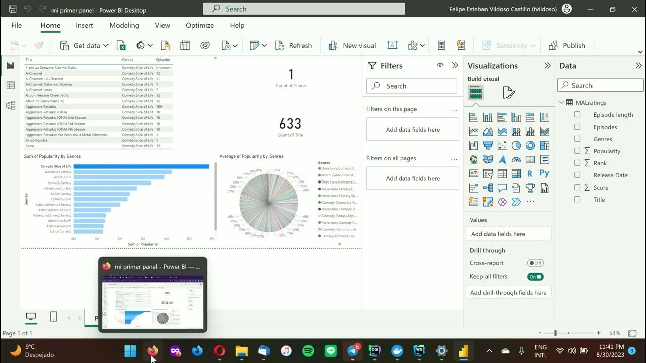 Power BI Desktop - Publicar/Compartir/Iframe - YouTube