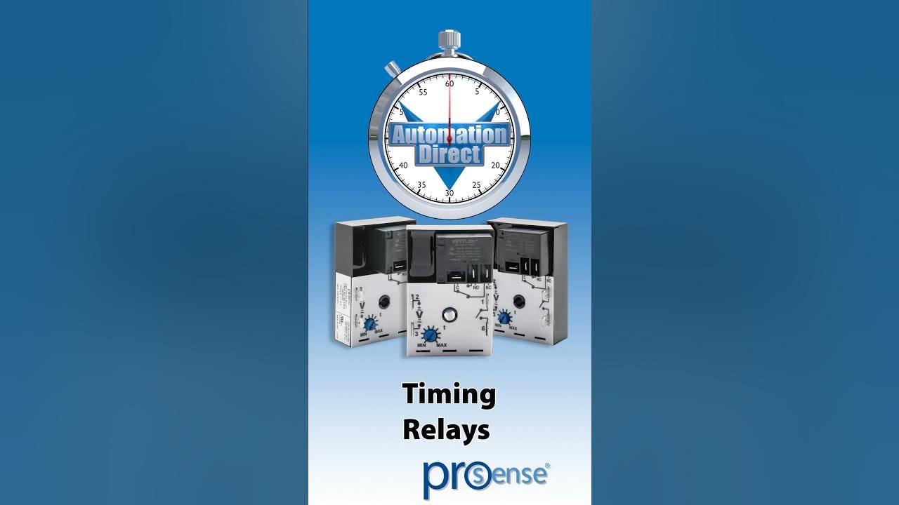 ProSense T30R Series Timer Relays from AutomationDirect - YouTube