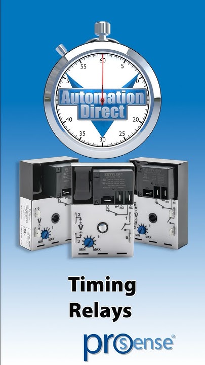 ProSense T30R Series Timer Relays from AutomationDirect - YouTube