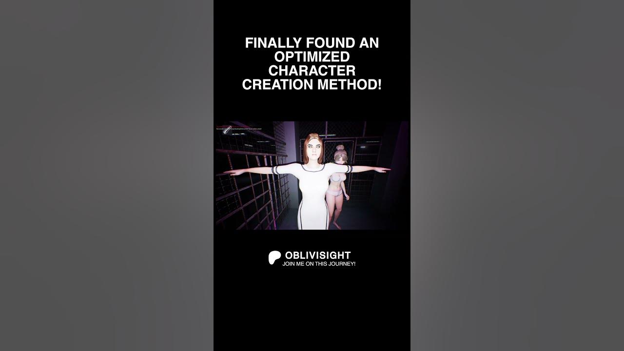 Creating My Horror Game Part 6 - Finally Found the Perfect Character Creation Workflow! - YouTube