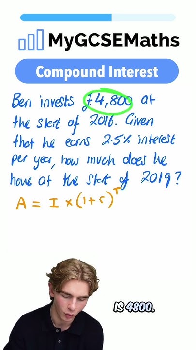 Calculating Compound Interest - YouTube