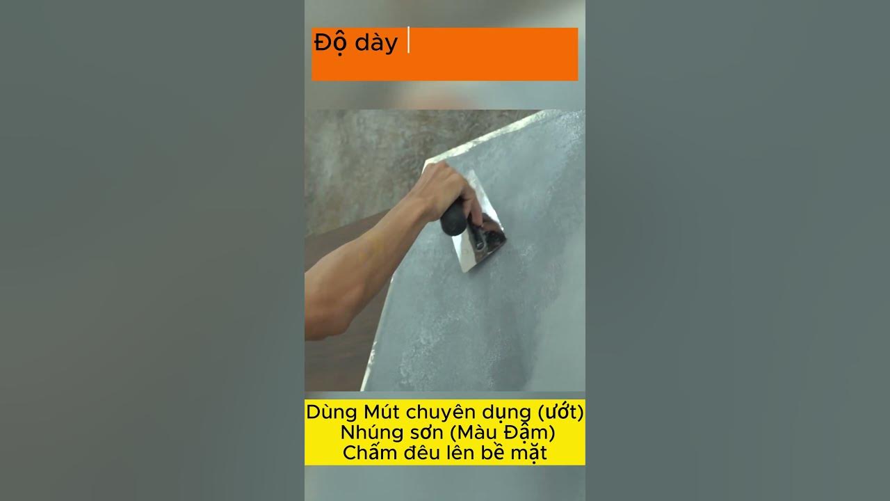 Hướng dẫn thi công Sơn Bê Tông chuẩn AONI - Màu Mix (Đậm + Nhạt ) - YouTube