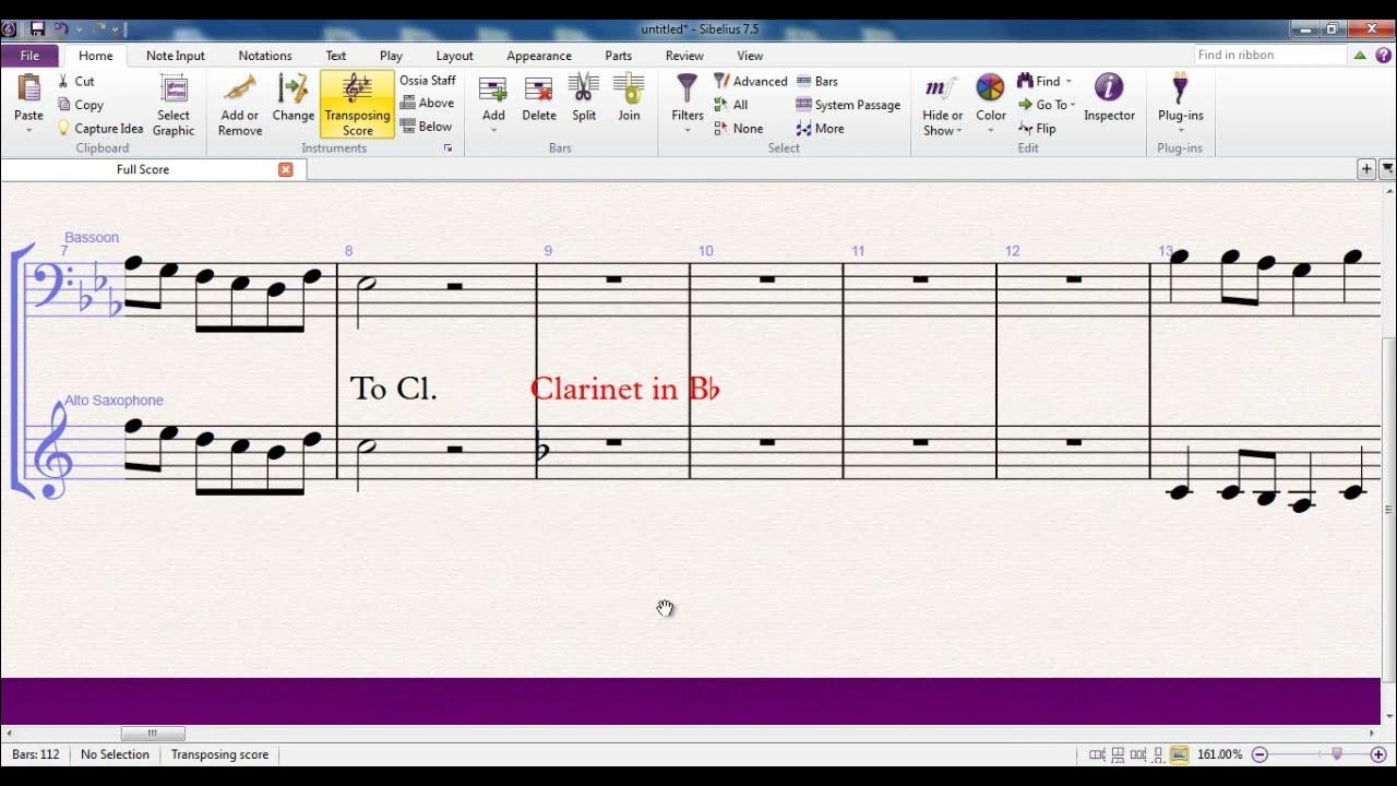Sibelius 7.5 Tutorial Series - Changing Instruments mid-piece - YouTube