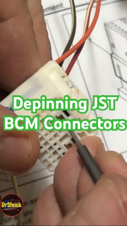 2007 - 2014 GM Body Control Module ~ How to De-Pin JST HIT Series ...