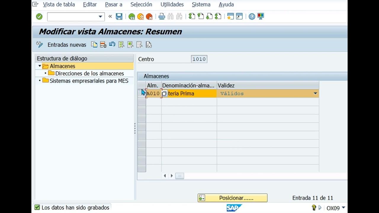 Como crear un Almacen en SAP S4 HANA - YouTube