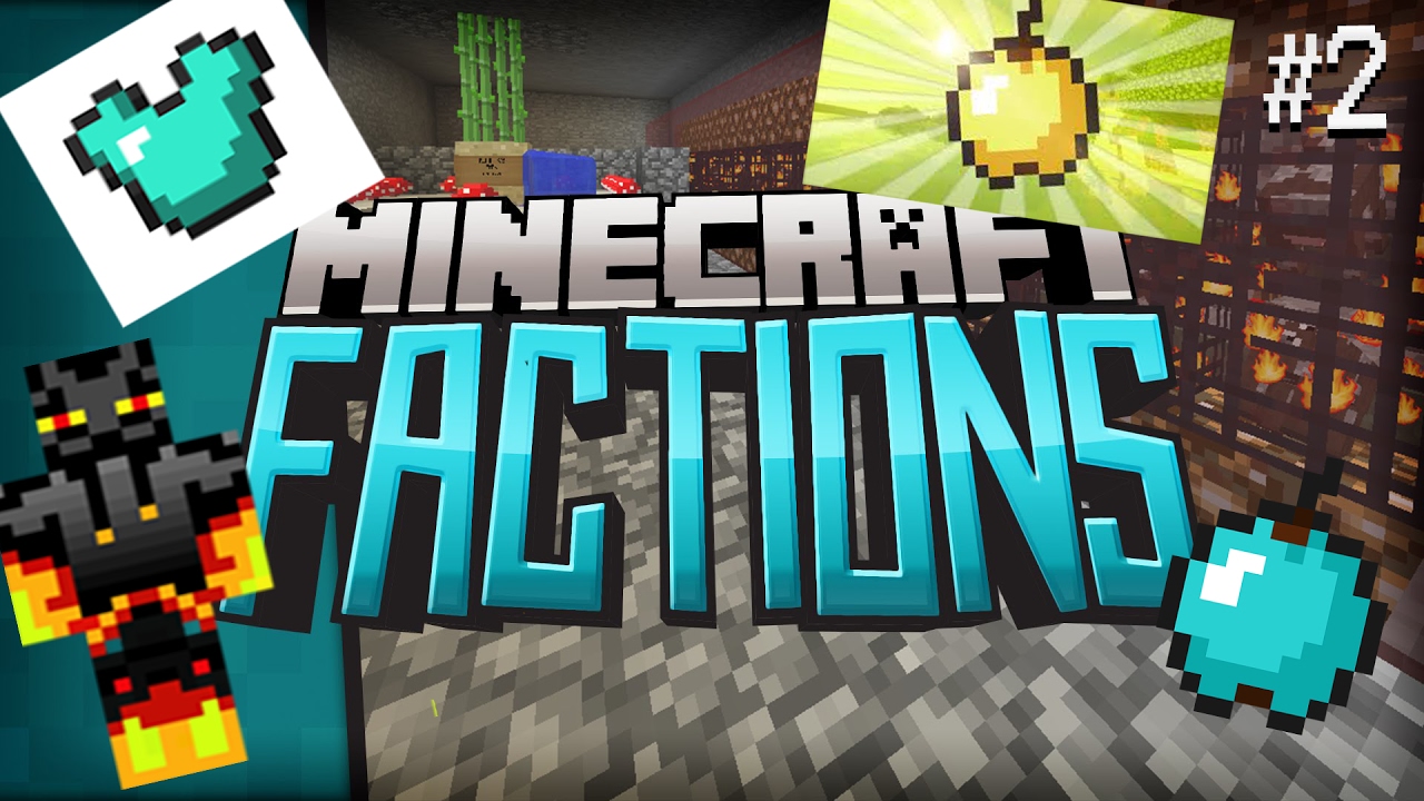 Minecraft Factions #2 | I started to make our base - YouTube