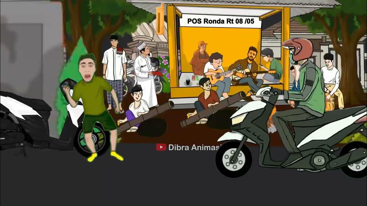 Ramadhan tiba 2023 Story Wa Animasi Pos Ronda suasana ramadan malam hari - YouTube