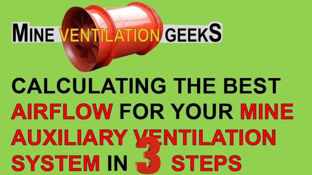 In 3 Steps, Best Airflow For Your Auxiliary Mine Vent System - YouTube