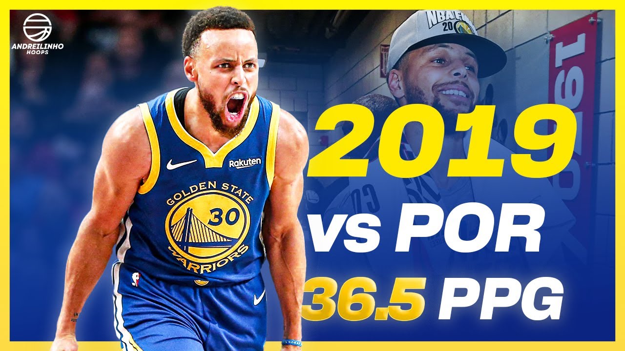 Stephen Curry Full Series Highlights vs Blazers 2019 WCF 36.5 PPG ...