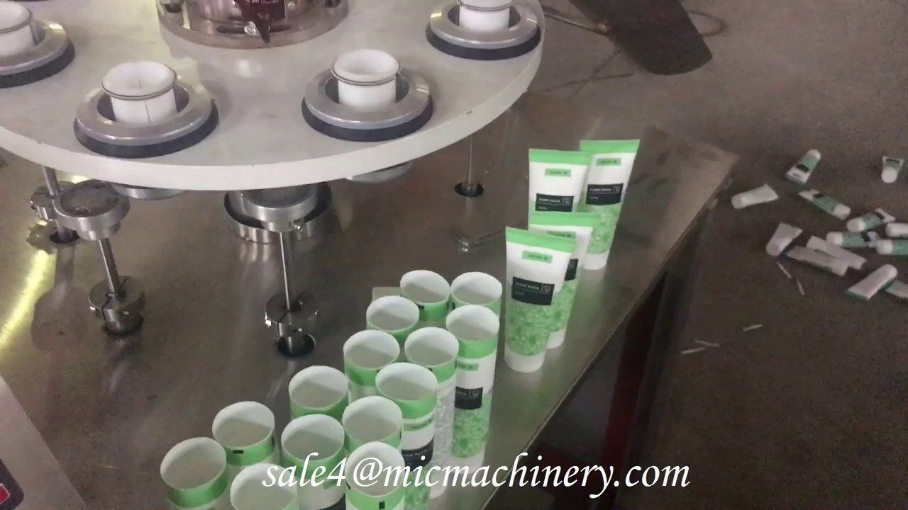 High viscosity toothpaste tube filling machine, thick paste tube ...