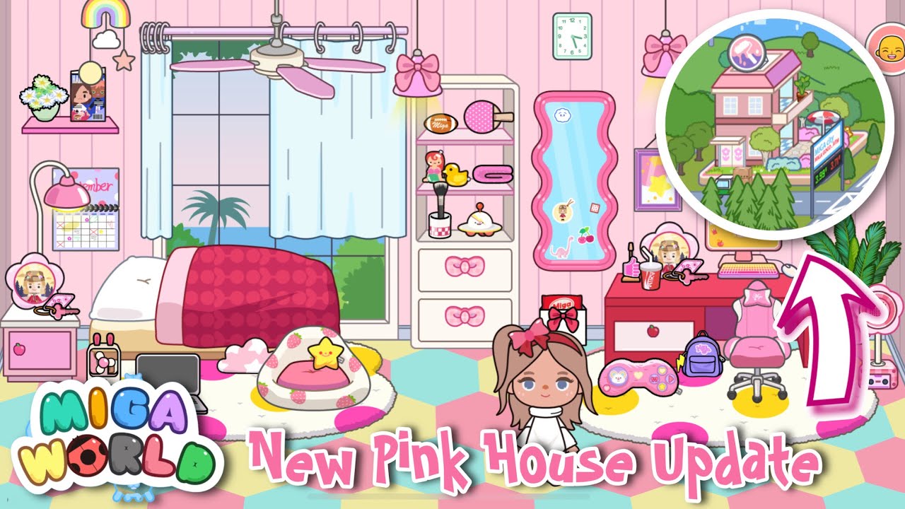 New Pink House in Miga World | Miga World New Update | NecoLawPie - YouTube