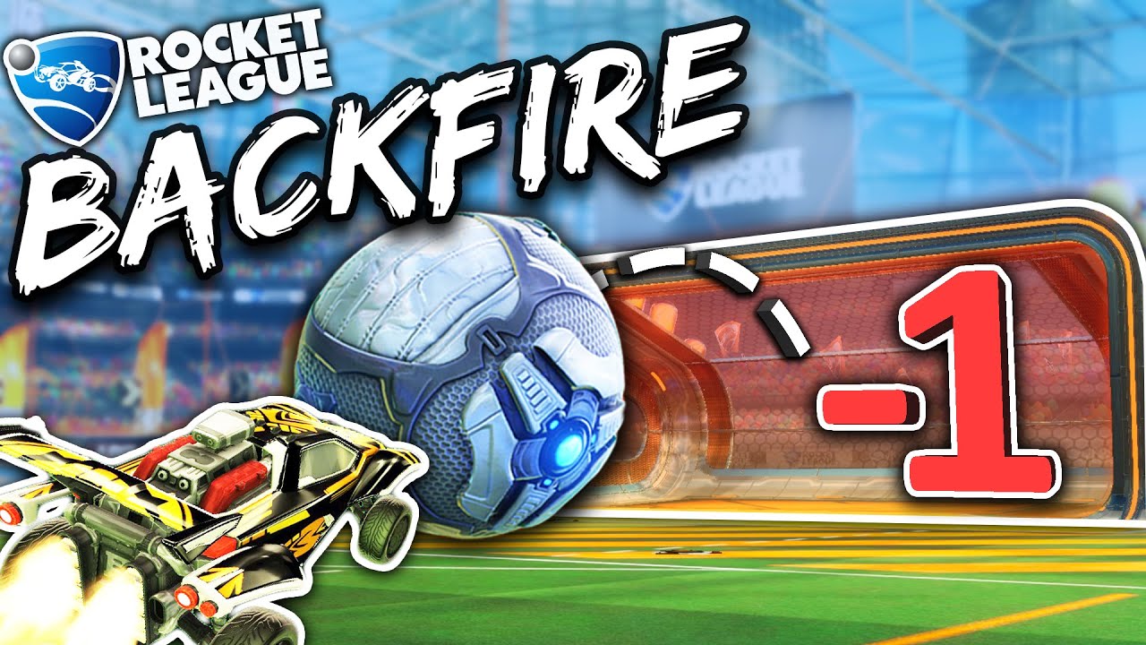 ROCKET LEAGUE, BUT THE GOALS BACKFIRE ON YOU - YouTube