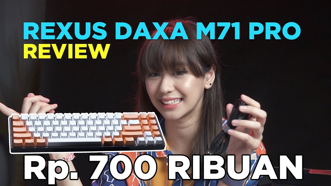 WIRELESS MECHANICAL KEYBOARD 700RIBUAN | REXUS DAXA M71 PRO INDONESIA ...