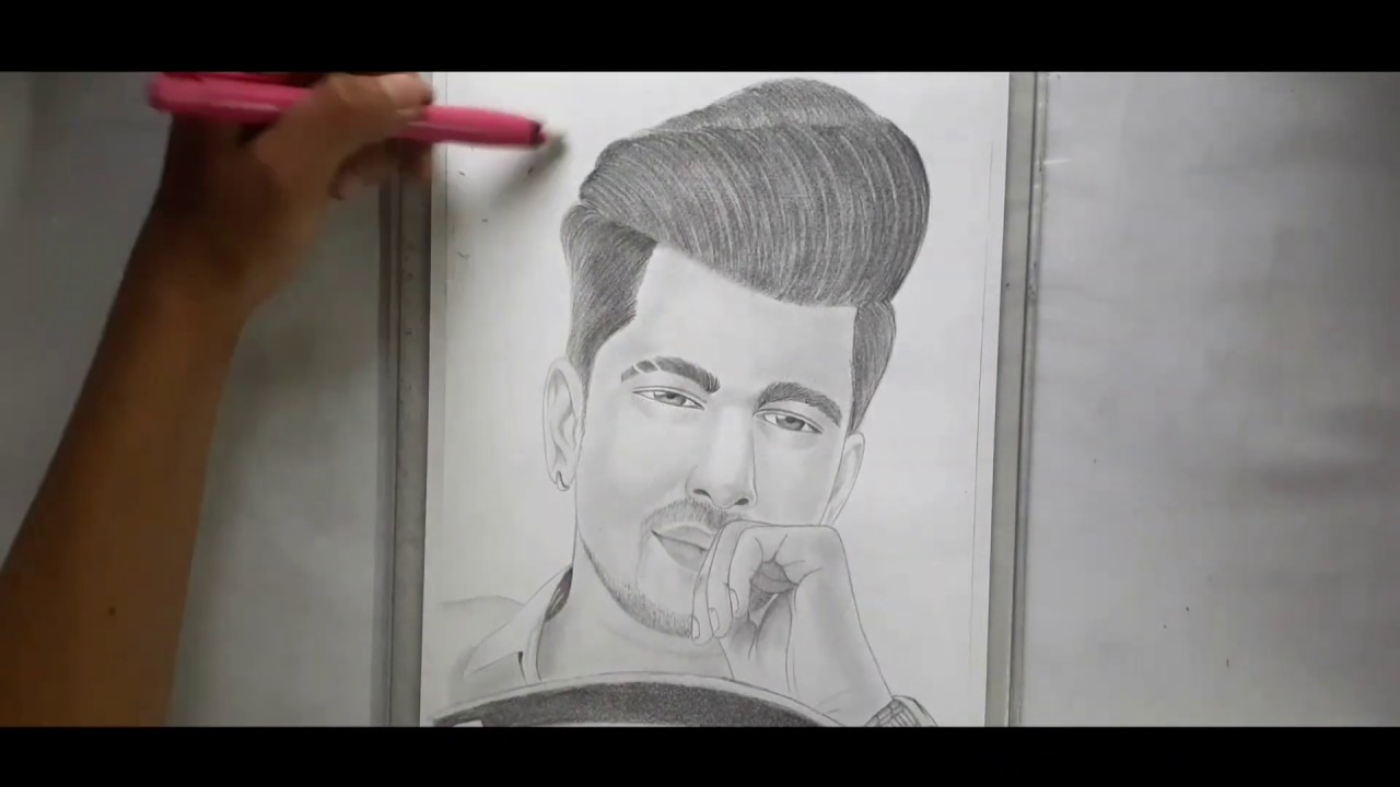 Drawing Jass Manak Punjabi singer (timelapse drawings) - YouTube