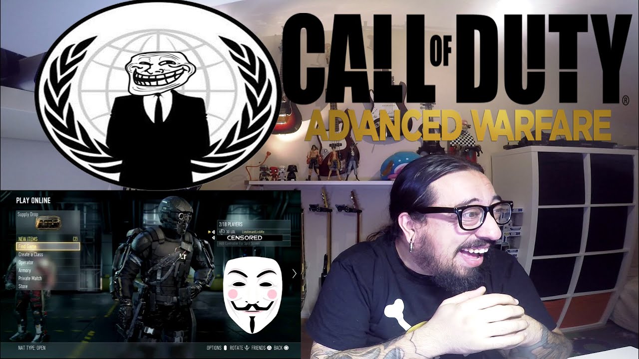 ANONYMOUS HACKER TROLLING EPISODE 4 (Advanced Warfare) REACTION - YouTube