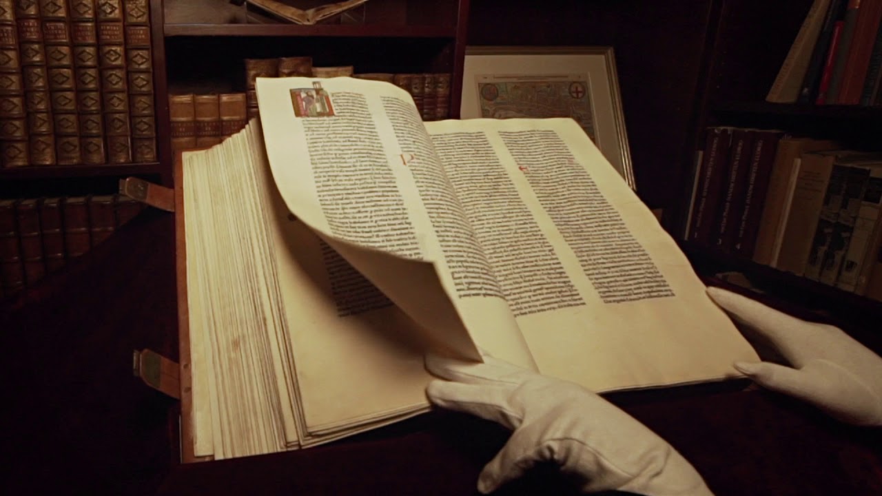 Fust-Schöffer-Bibel - Biblia Latina 1462 - YouTube